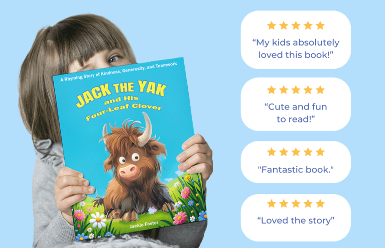 Brighten Your Bookshelf with Jack The Yak and His Four-Leaf Clover ...