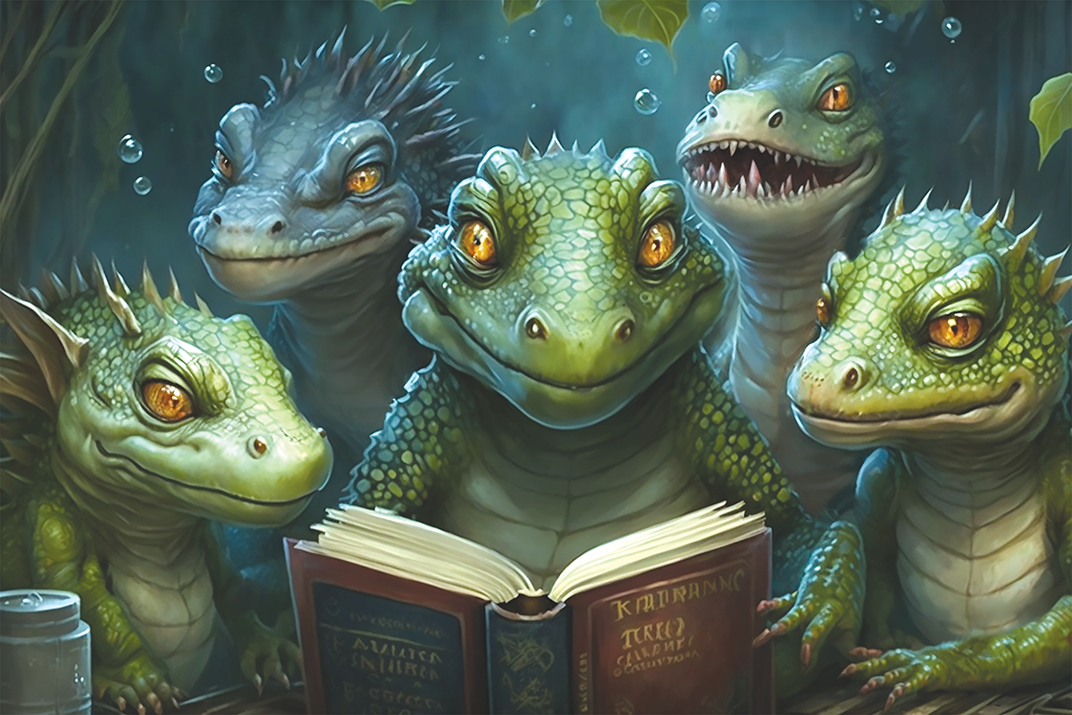 The Secret Library of Wonders – A Magical Spot for Swamp Monsters ...